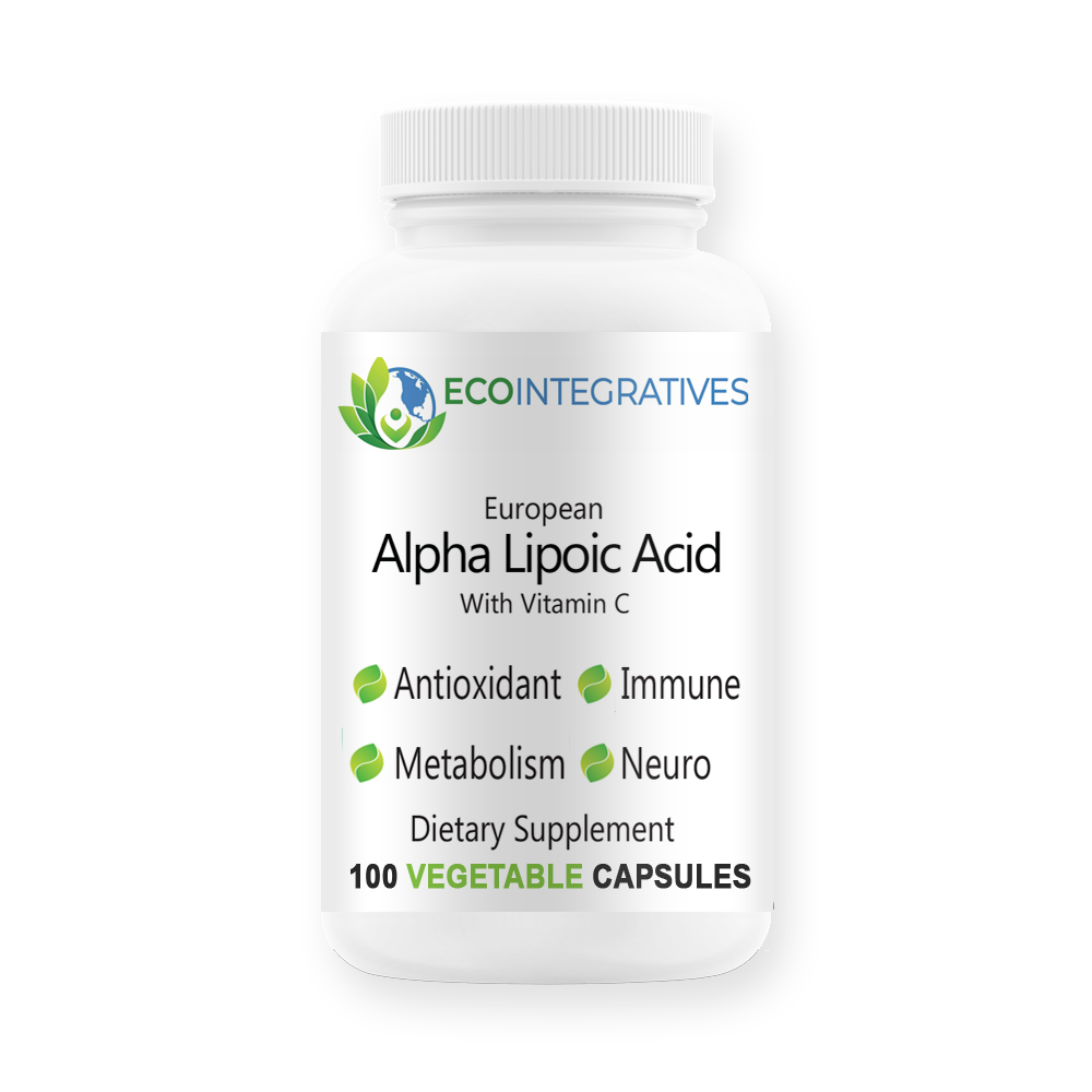 Alpha Lipoic Acid+ (thioctic Acid) 300mg European Alipure® + Vitamin C ...